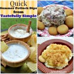 Quick Summer Potluck Dips from Tastefully Simple - Real And Quirky
