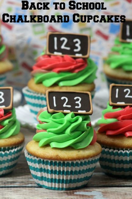 Back to School Chalkboard Cupcakes - Real And Quirky