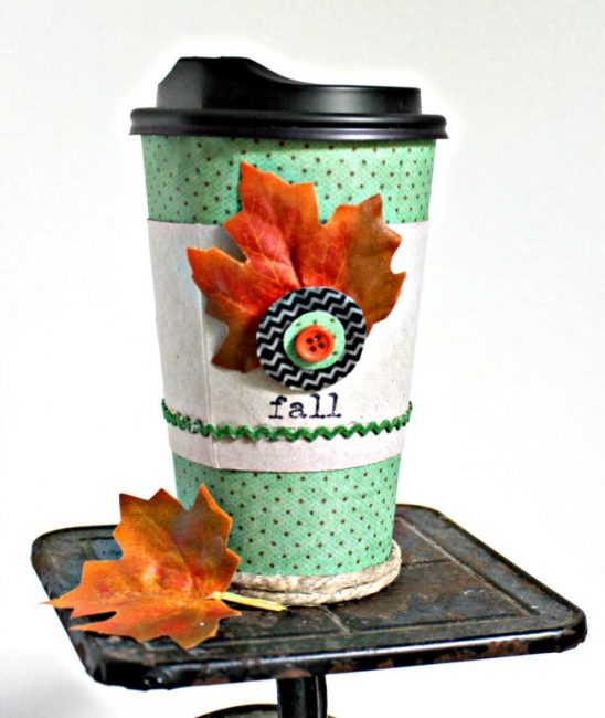 Easy DIY Fall Coffee Cup Gift - Real And Quirky