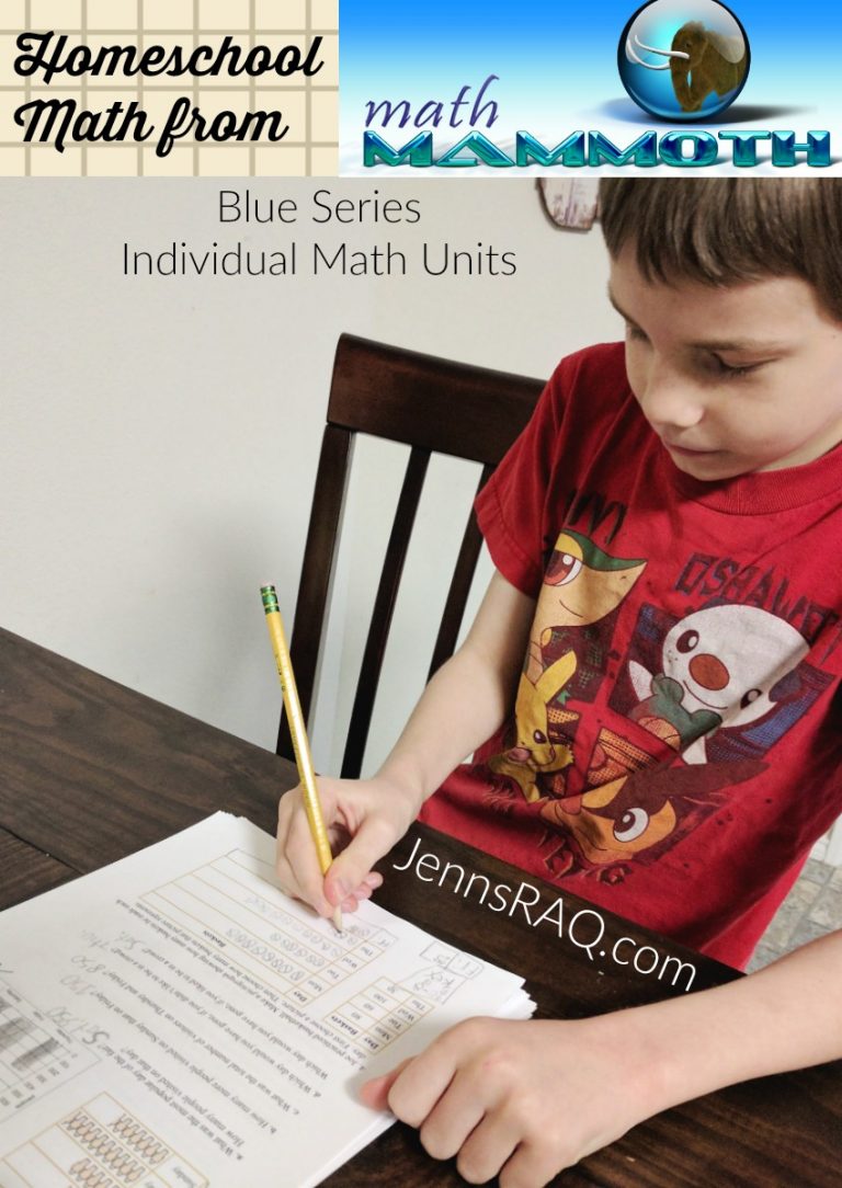 Math Mammoth Blue Series Review - Real And Quirky