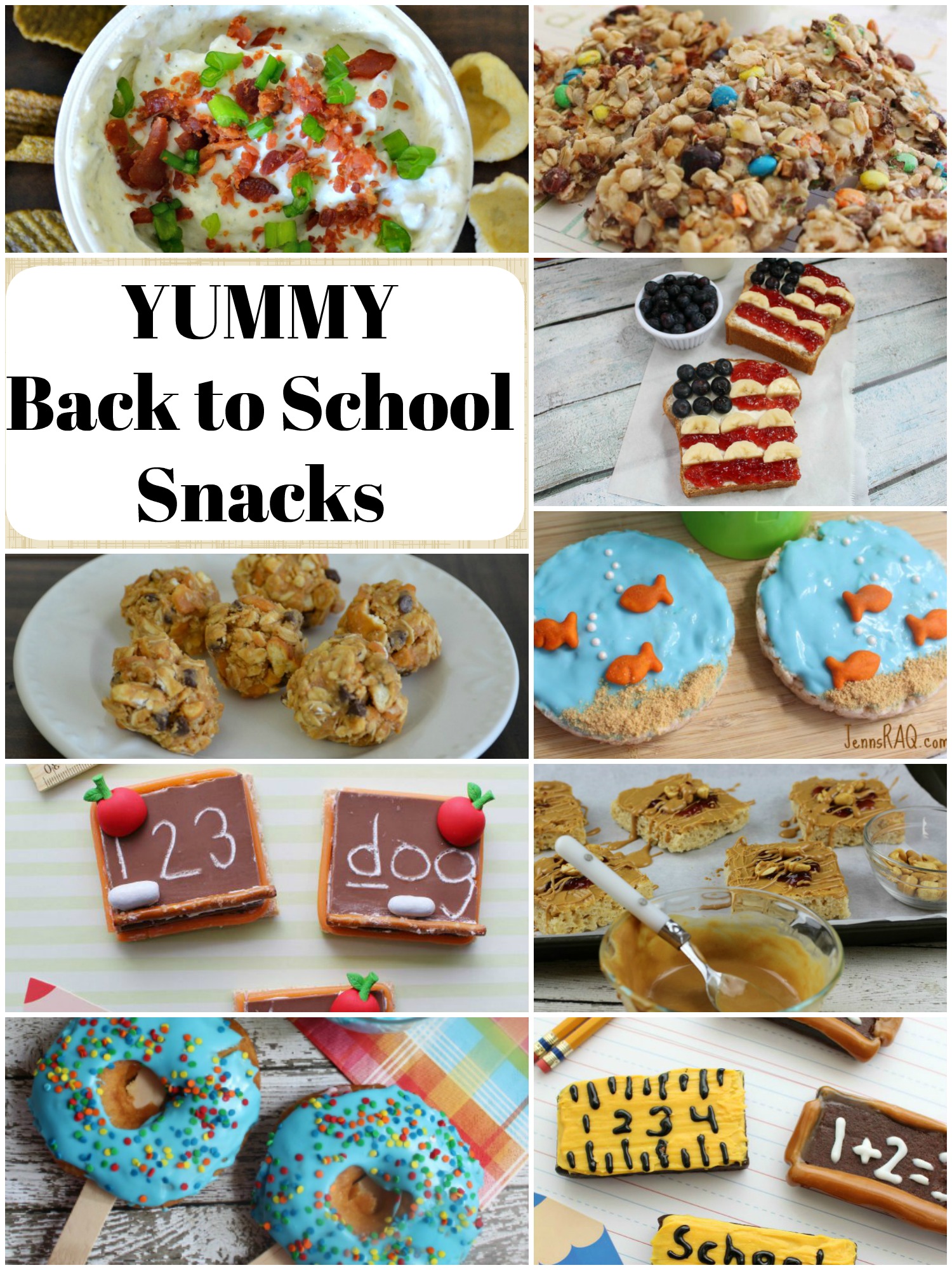 YUMMY Back to School Snacks - Real And Quirky