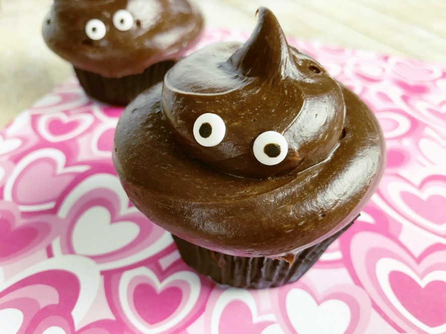 Love Stinks Poop Emoji Cupcakes - Real And Quirky