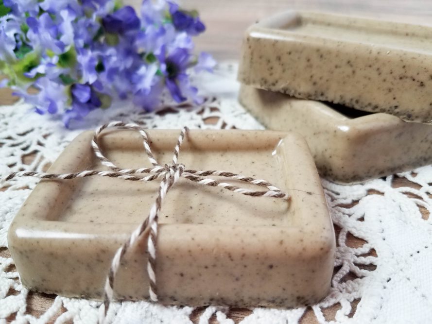 Vanilla Coffee Exfoliating Soap Recipe DIY - Real And Quirky