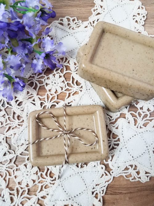 Vanilla Coffee Exfoliating Soap Recipe DIY - Real And Quirky