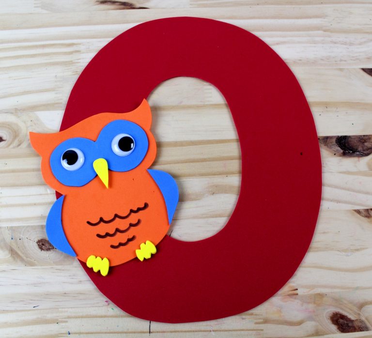 O is for Owl CRAFT Idea - Real And Quirky